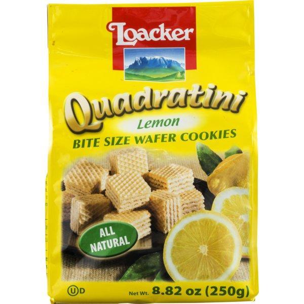 Quadratini Lemon Wafers - 250 g