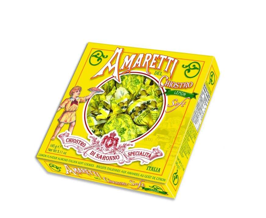 Lemon Flavoured Soft Amaretti Cookies - 145g